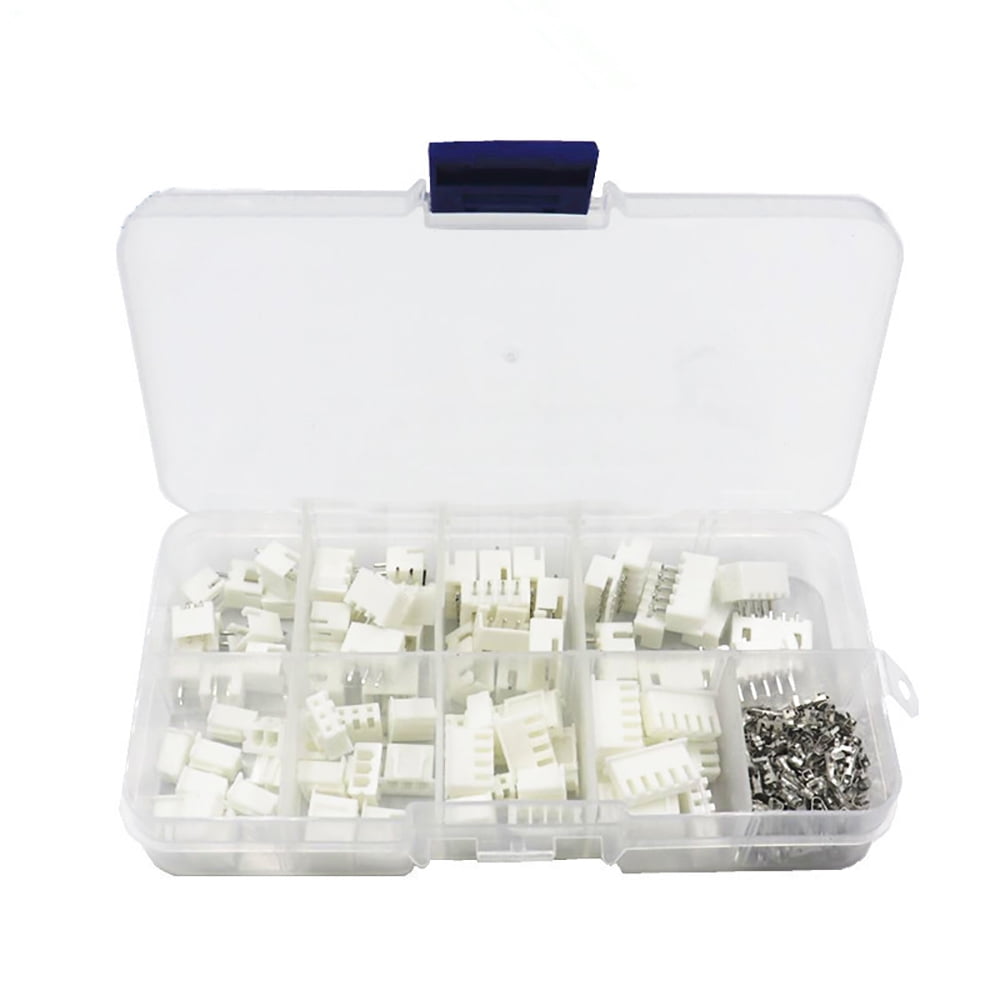 1 box 230pcs XH2.54 2p 3p 4p 5 pin 2.54mm pitch terminal kit housing pin header JST connector ...