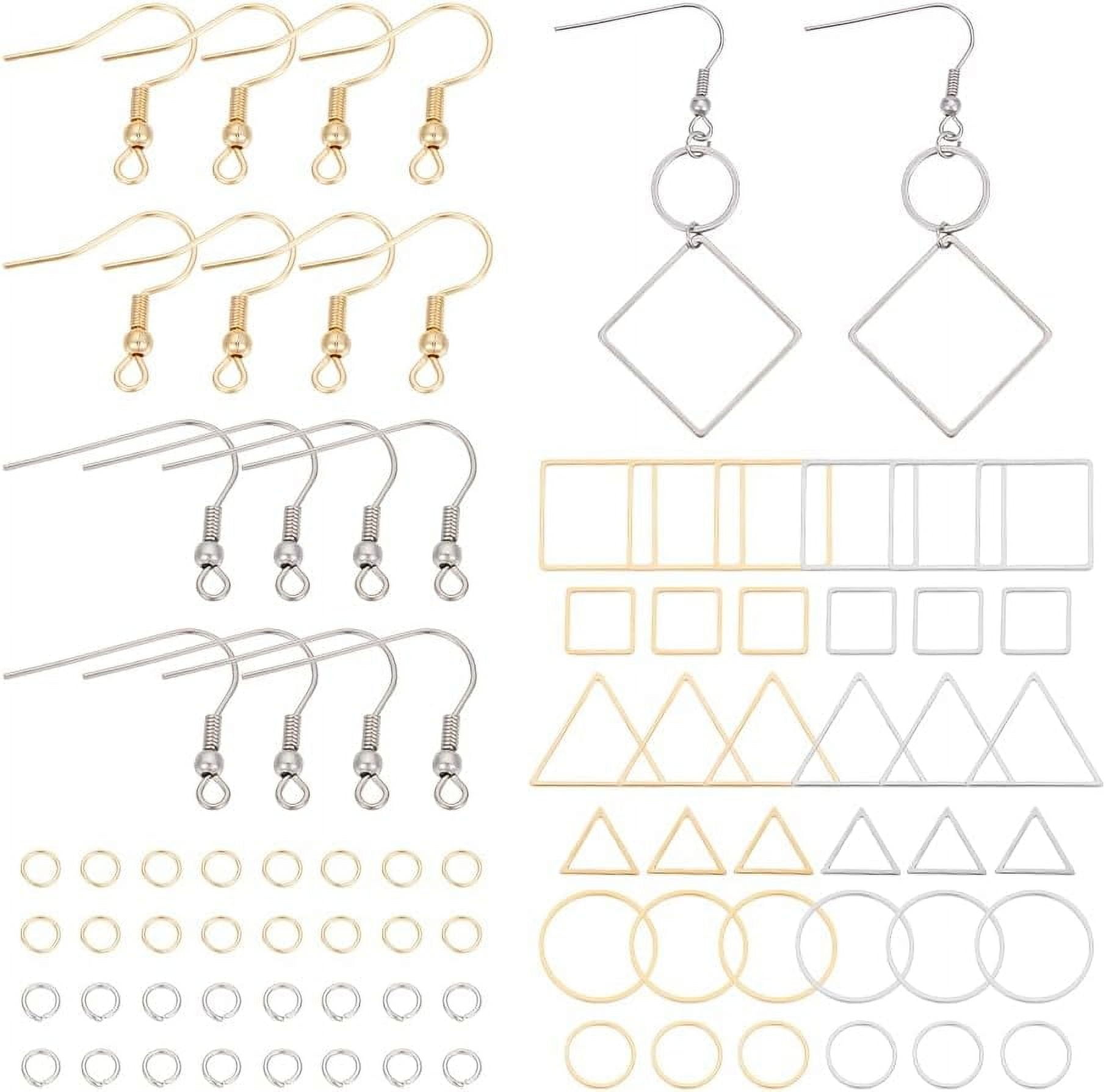 1 box 3 styles 168pcs Stainless Steel Linking Ring 2 colors Drop ...