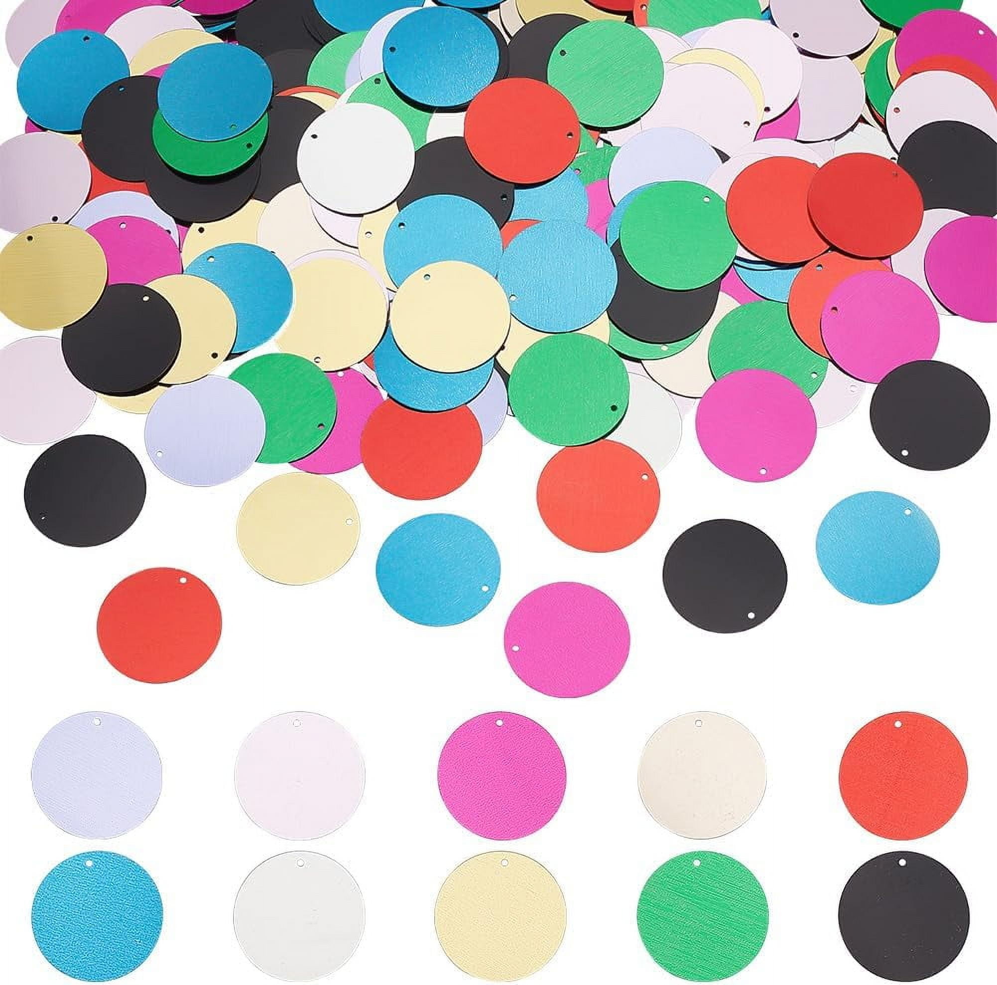 1 box 300G 10 colors Large Craft Sequins 1.2 Inch Loose Sequins with ...