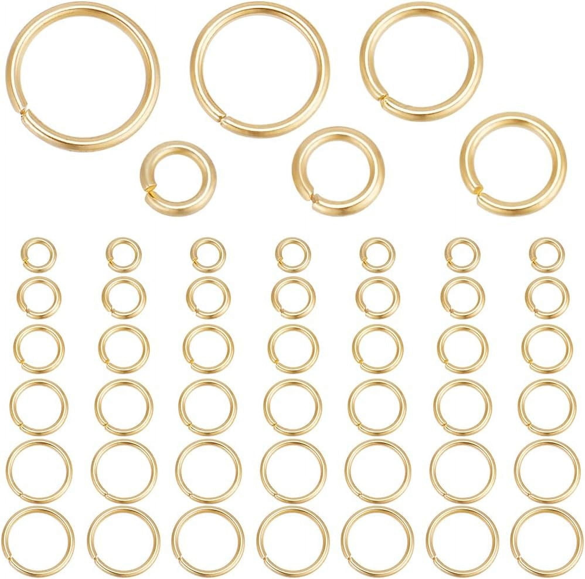 1 box 300pcs 6 styles 304 Stainless Steel Open Jump Rings for ...