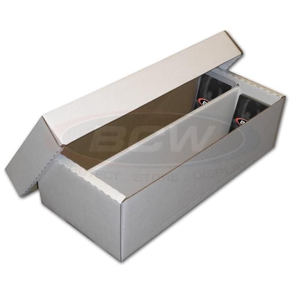 1 bundle of 25 BCW 1600 count Shoe Card Storage Boxes - Walmart.com