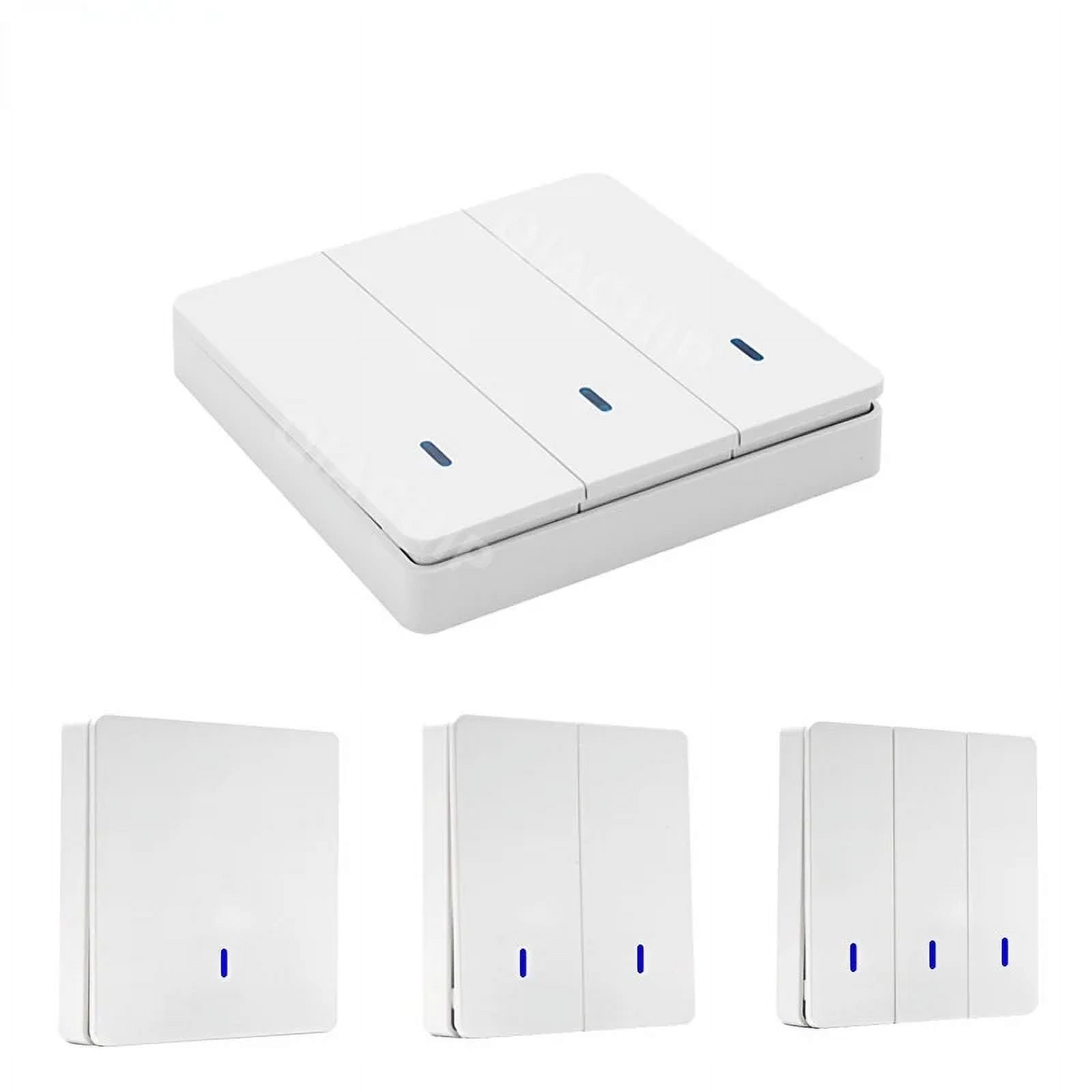 1 button 86 type wall mounted remote control switch panel smart home ...