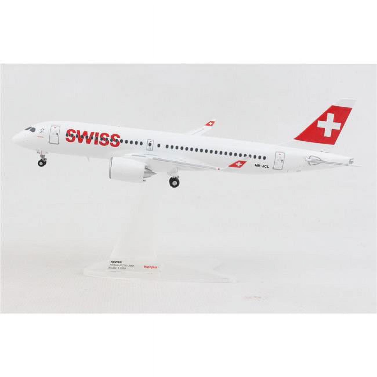 1 by 200 Scale Swiss A220-300 Model Plane - Walmart.com