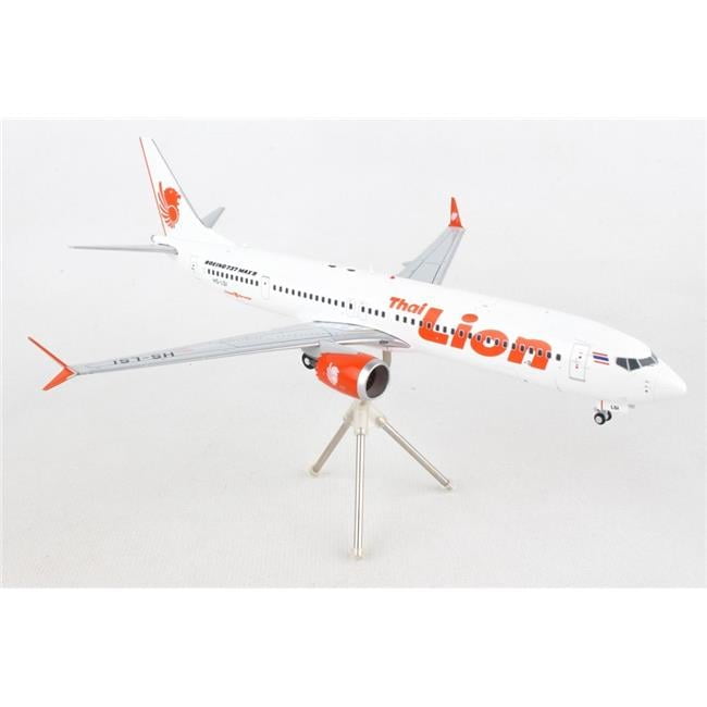 1 by 200 Scale Thai Lion 737MAX9 Registration No.HS-LSI Model Airplane ...