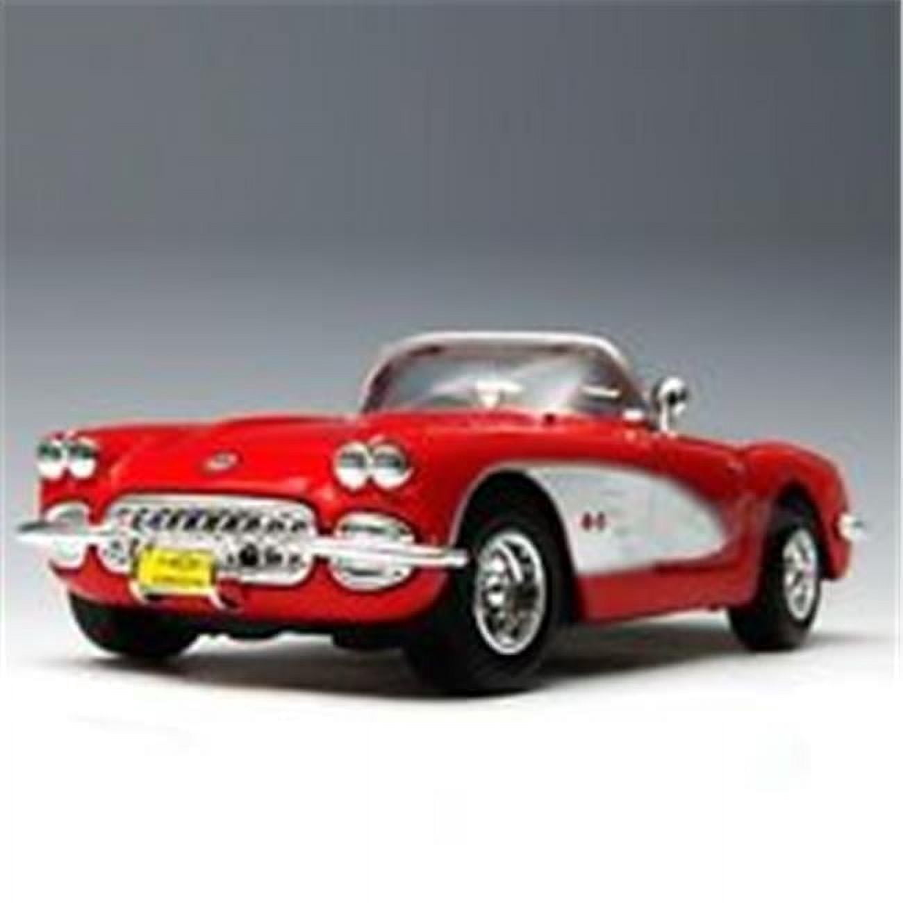 Play4Hours Diecast Model Car, 1959 Chevrolet Corvette, 1/24 Scale, Red ...