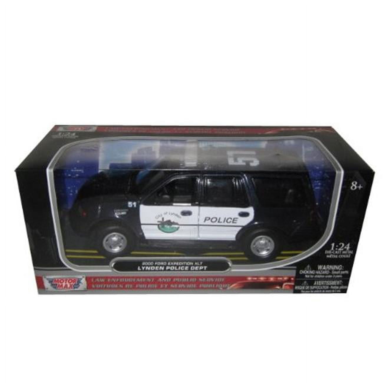 1 by 24 2000 Ford Expedition XLT Lynden Police Diecast Model Car ...
