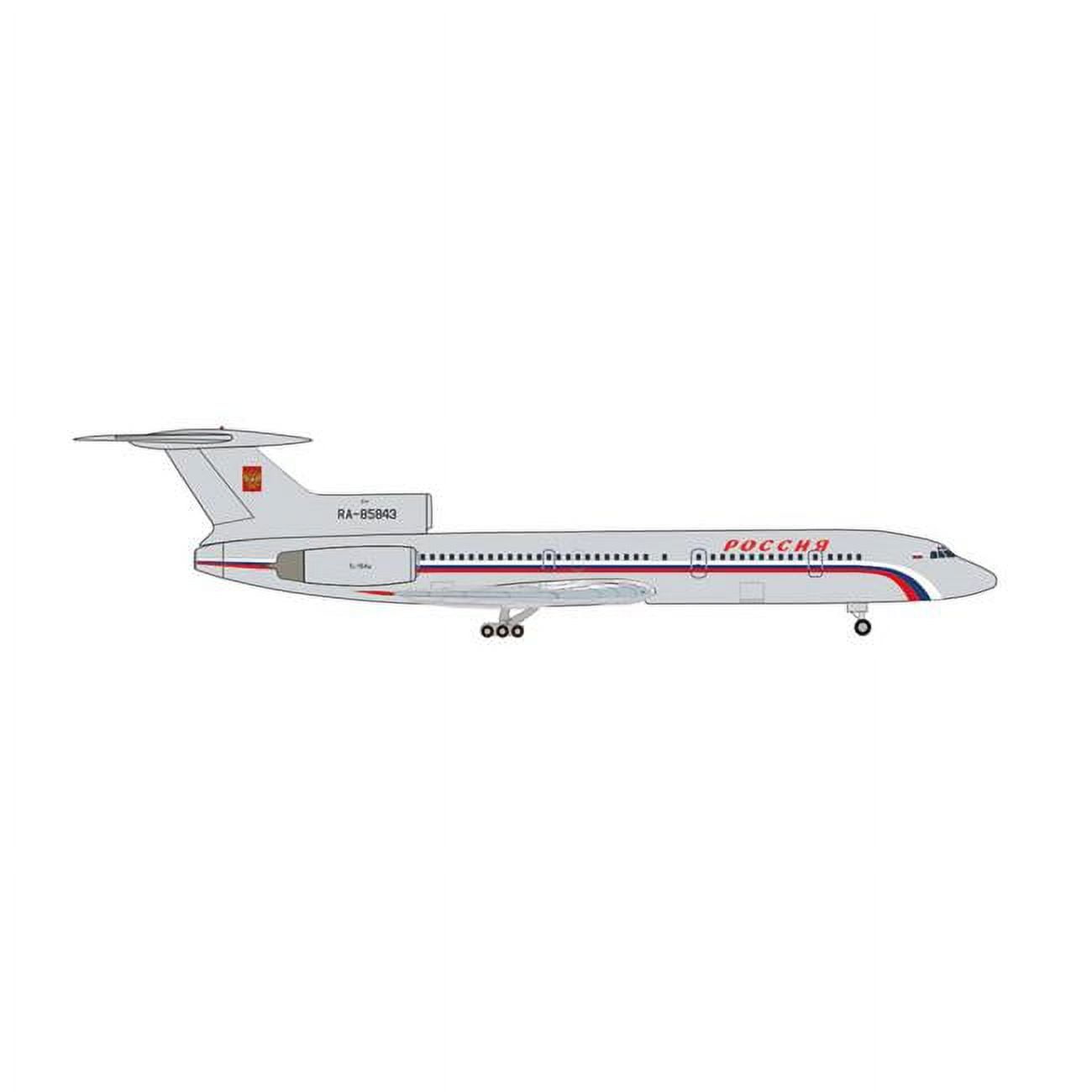 1 by 500 Rossiya TU154M Special Flight Detachment Model Plane - Walmart.com