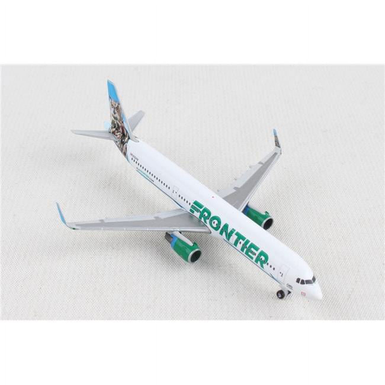 1 by 500 Scale Frontier A321 Otto The Owl Diecast Model Airplane ...