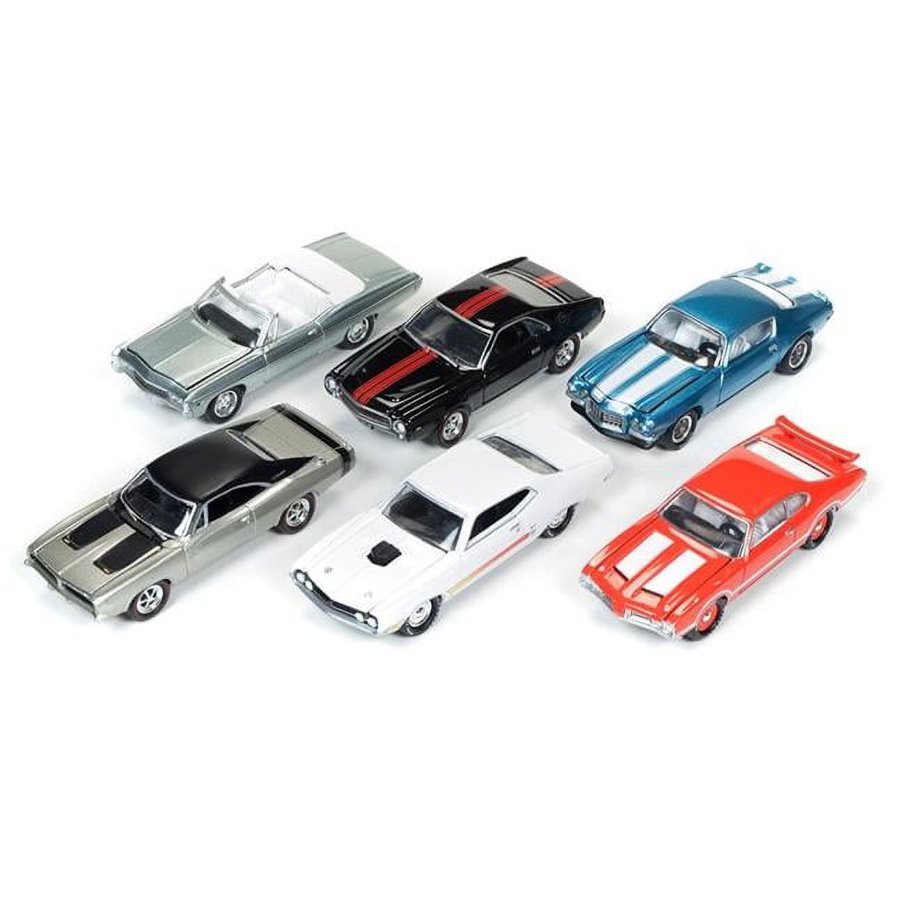 1 by 64 2017 Muscle cars Release C Diecast Model Cars - Set of 6 ...