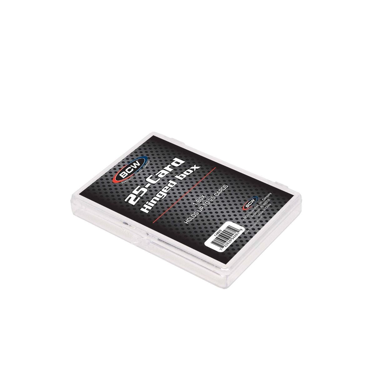1 case of 100 BCW Hinged Trading Card Boxes. Holds 25 Standard Sized Cards - Walmart.com