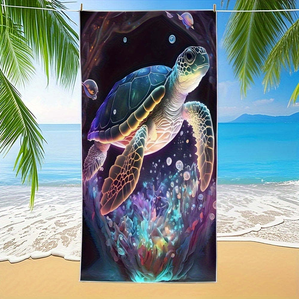 1 colorful turtle beach towel: immerse yourself in the summer ...