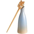 1 count Ancient Chinese Hair Sticks Chopsticks Wooden Retro Carved Long ...