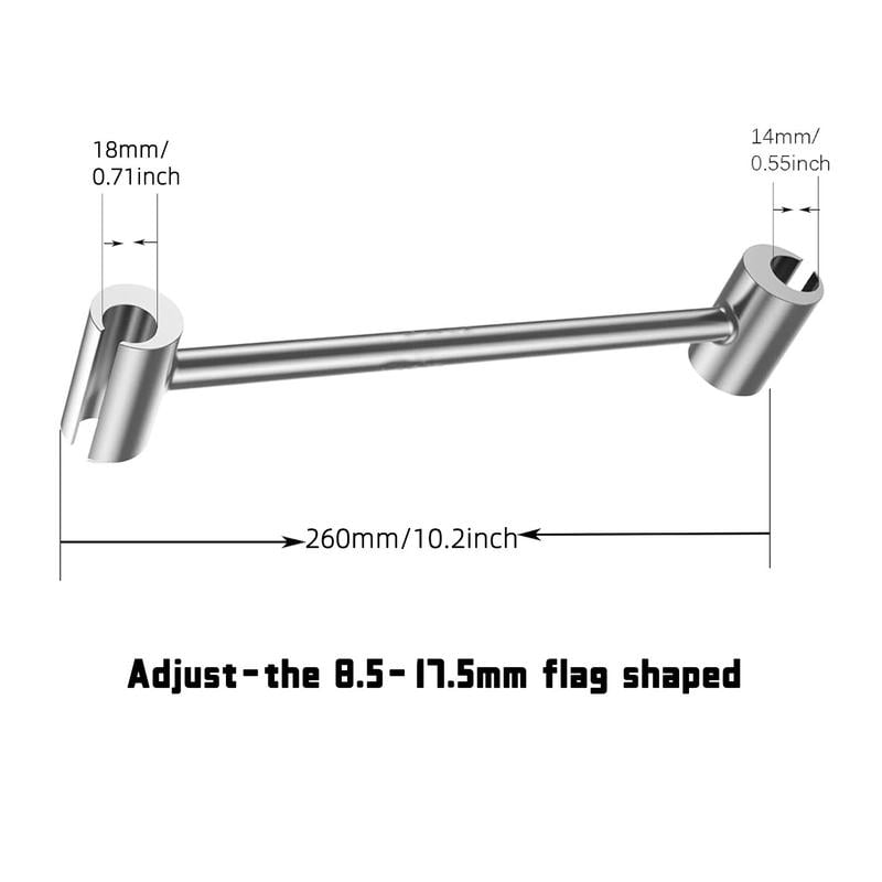 1 count Door hinge adjustment tool 14/18mm 23/25 mm in hinge adjustment ...