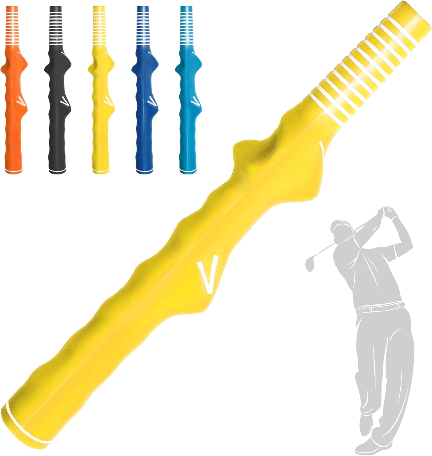 1 count Right-Hand Golf :Club,Rubber Swing Trainer,Golf Accessories for ...