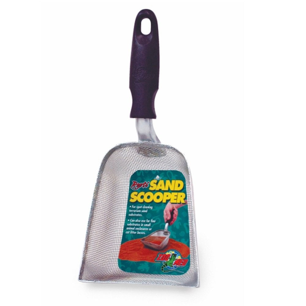 Zoo Med Repti Sand Scooper, Heavy Duty, Angled for Cleaning Corners ...