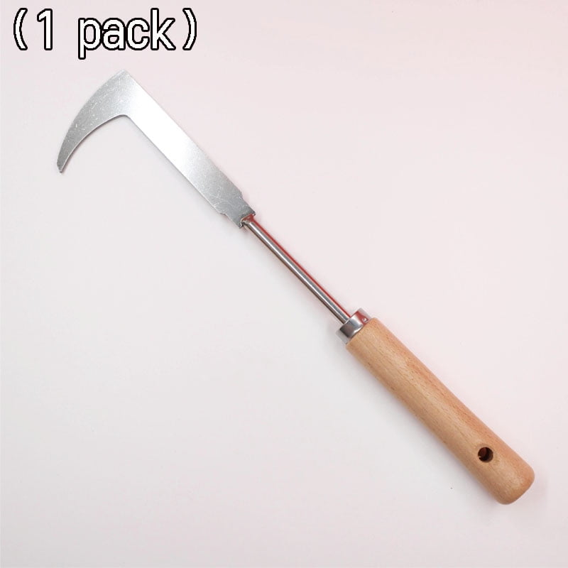 1 crack weeder Stainless steel manual weeder L-shaped pulling knife ...