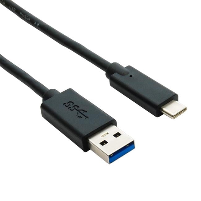 1 ft. 3.2 Gen 1 10 Gigabit USB Type-A Male to Type-C Male USB A to C ...
