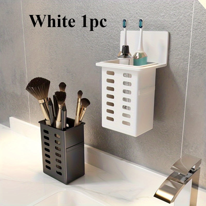 1 functional toothpaste bathroom toothbrush stand wall-mounted ...