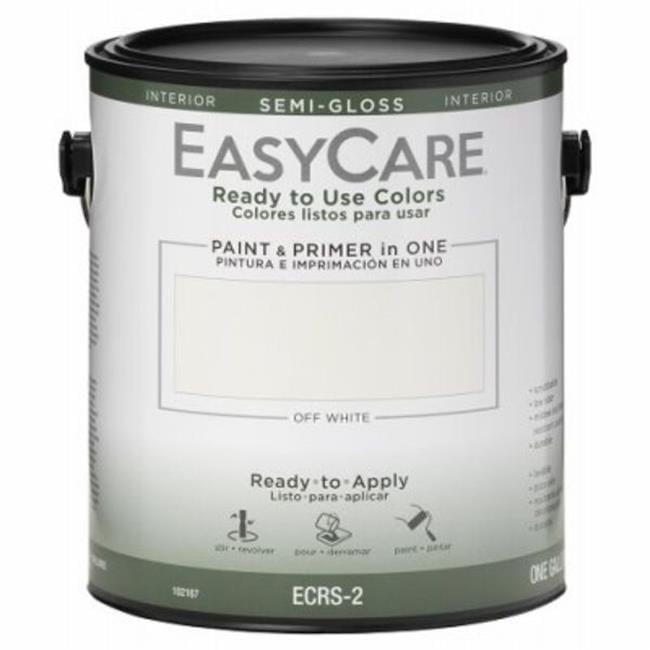 1 gal Colors Interior Semi-Gloss Acrylic Latex Paint, Off White ...