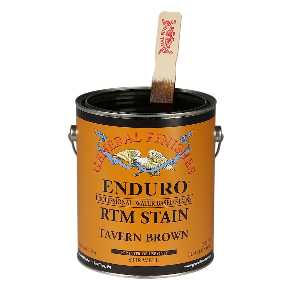 1 gal General Finishes GATB Tavern Brown Enduro RTM Water-Based Wood ...