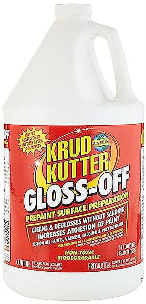 Krud Kutter 1 Gallon Gloss-Off Prepaint Surface Preparation, Paint ...