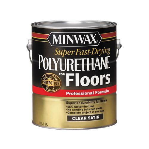 1 gal Minwax 13022 Clear Super Fast-Drying Polyurethane for Wood Floors ...