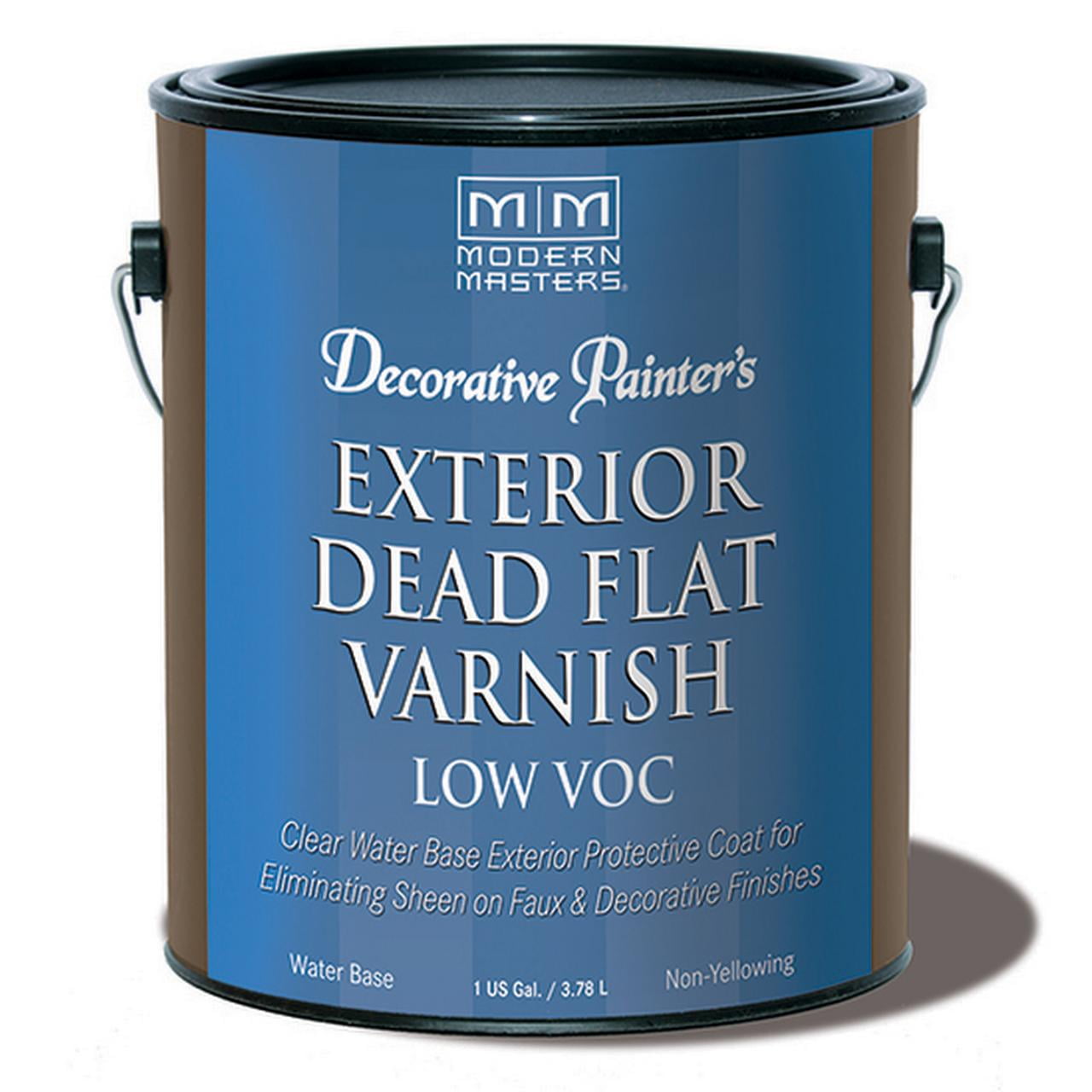 Modern Masters 1 gal Clear Acrylic Dead Flat Varnish, Paint Finishing ...