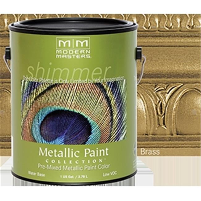 1 gal Modern Masters ME289 Brass Metallic Paint Collection Water-Based ...