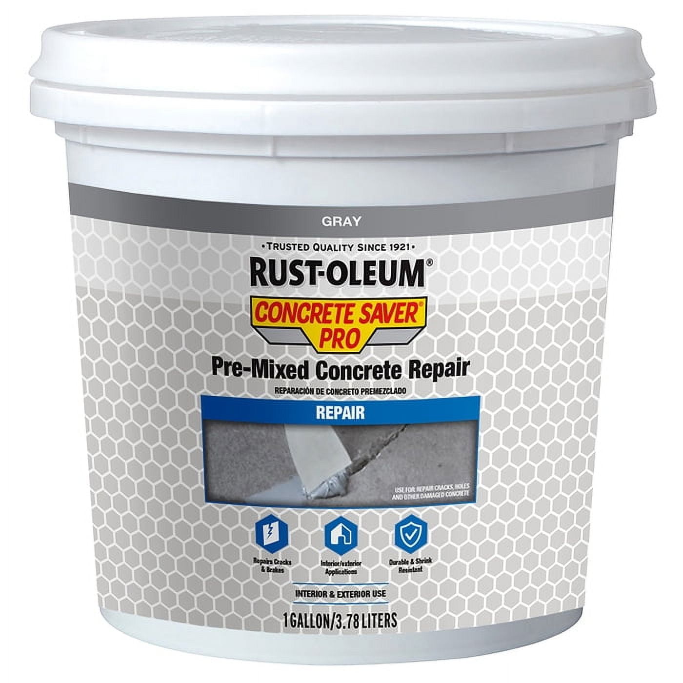1 gal Rust-Oleum 392528 Gray Concrete Saver Pro Pre-Mixed Concrete ...