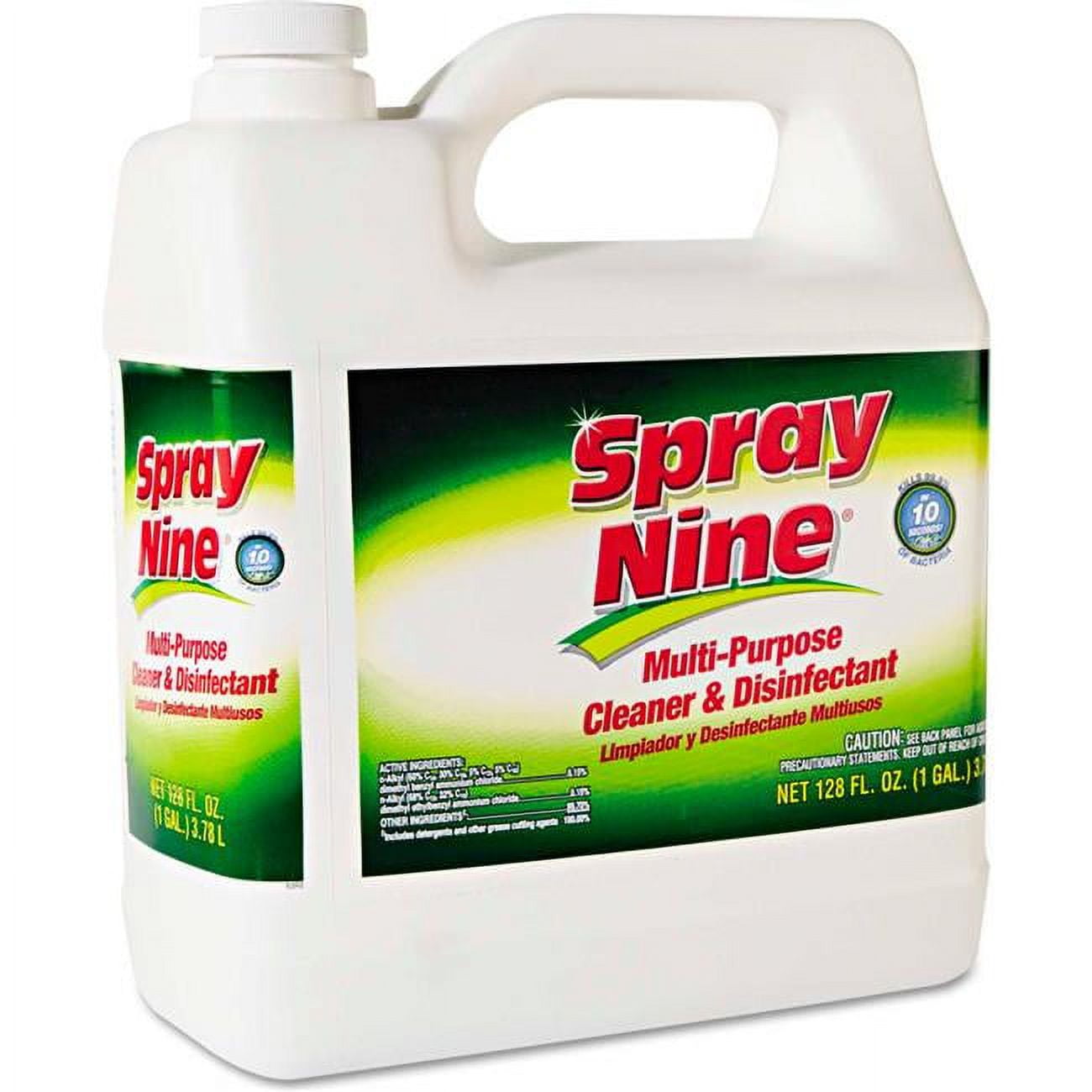 1 gal Spray Nine Multi-Purpose Cleaner & Disinfectant, 4 Bottles ...