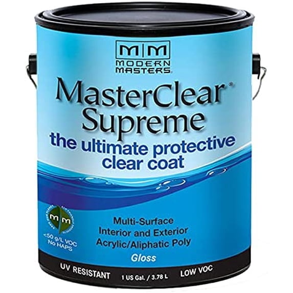 1 galMCS904 Clear MasterClear Supreme Protective Clear Coat, Gloss ...