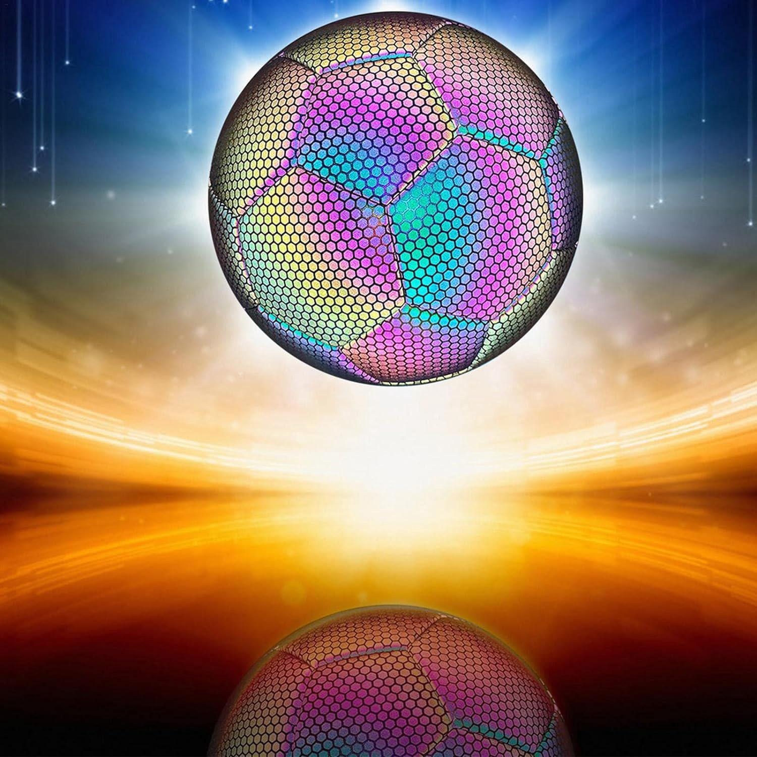 1 glowing football, holographic football number 4, shining - Walmart.com