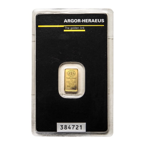 1 gram Gold Bar - Argor-Heraeus (In Assay) - Walmart - Walmart.com