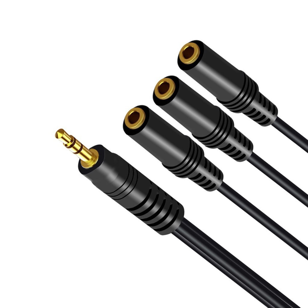 1 in 3/4/5/6 Out 3.5mm AUX Cord Male to Female Stereo AUX Converters ...