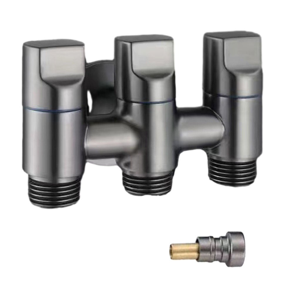 1 in 3 Out Water Diversion Valve Toilet Partner Three-Way Faucet Angle ...