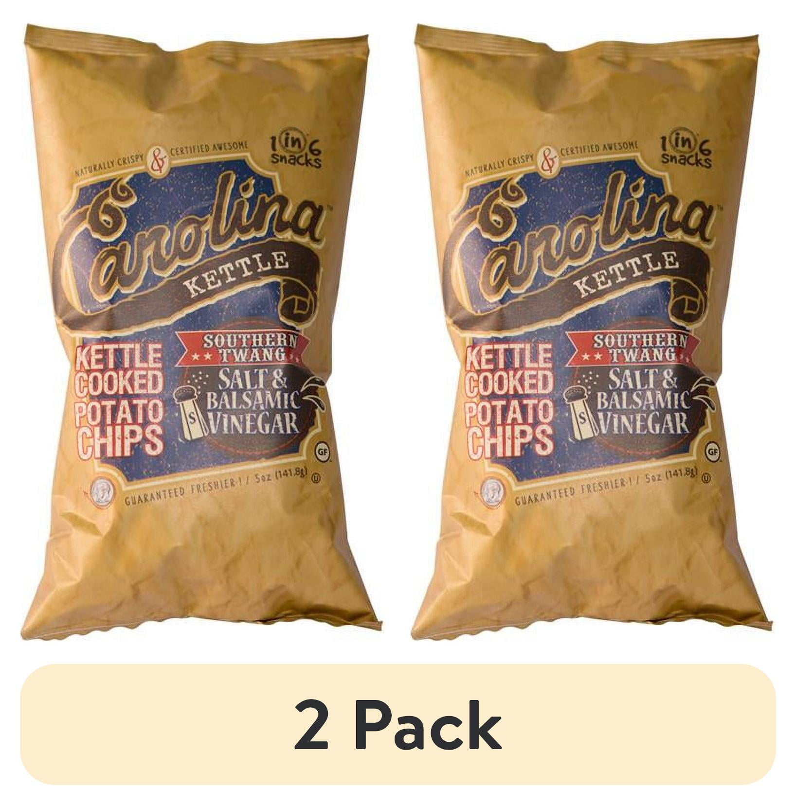 (2 pack) 1 in 6 Snacks 9023910 5 oz Bagged Carolina Salt & Balsamic ...