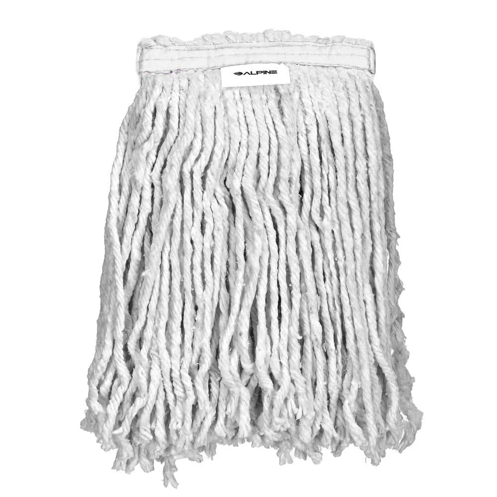 1 in. Band Cut-End 32 oz. Cotton Replacement Mop Head Refill (2-Pack ...