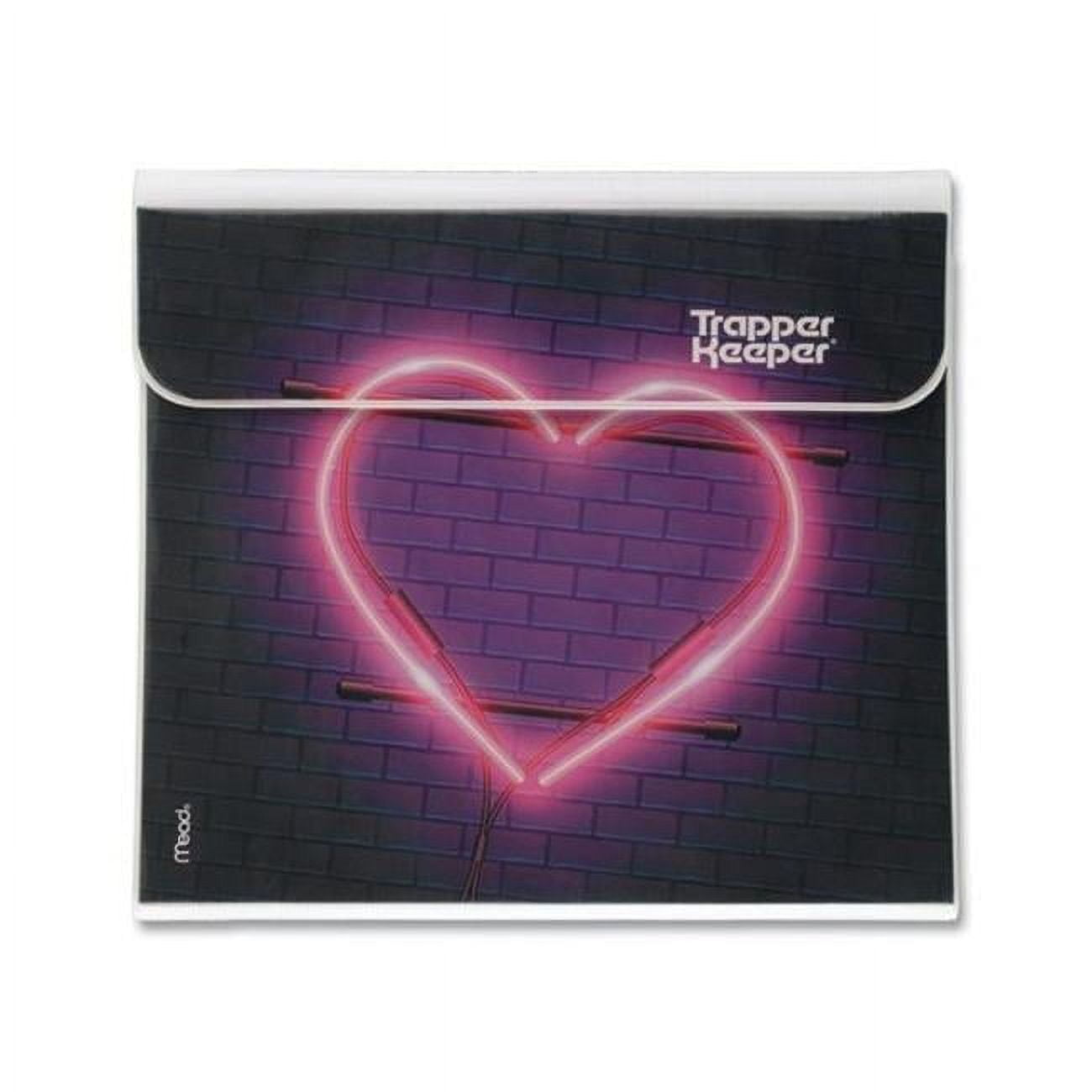 1 in. Cap Keeper 3-Ring Binder, Neon Heart - Walmart.com