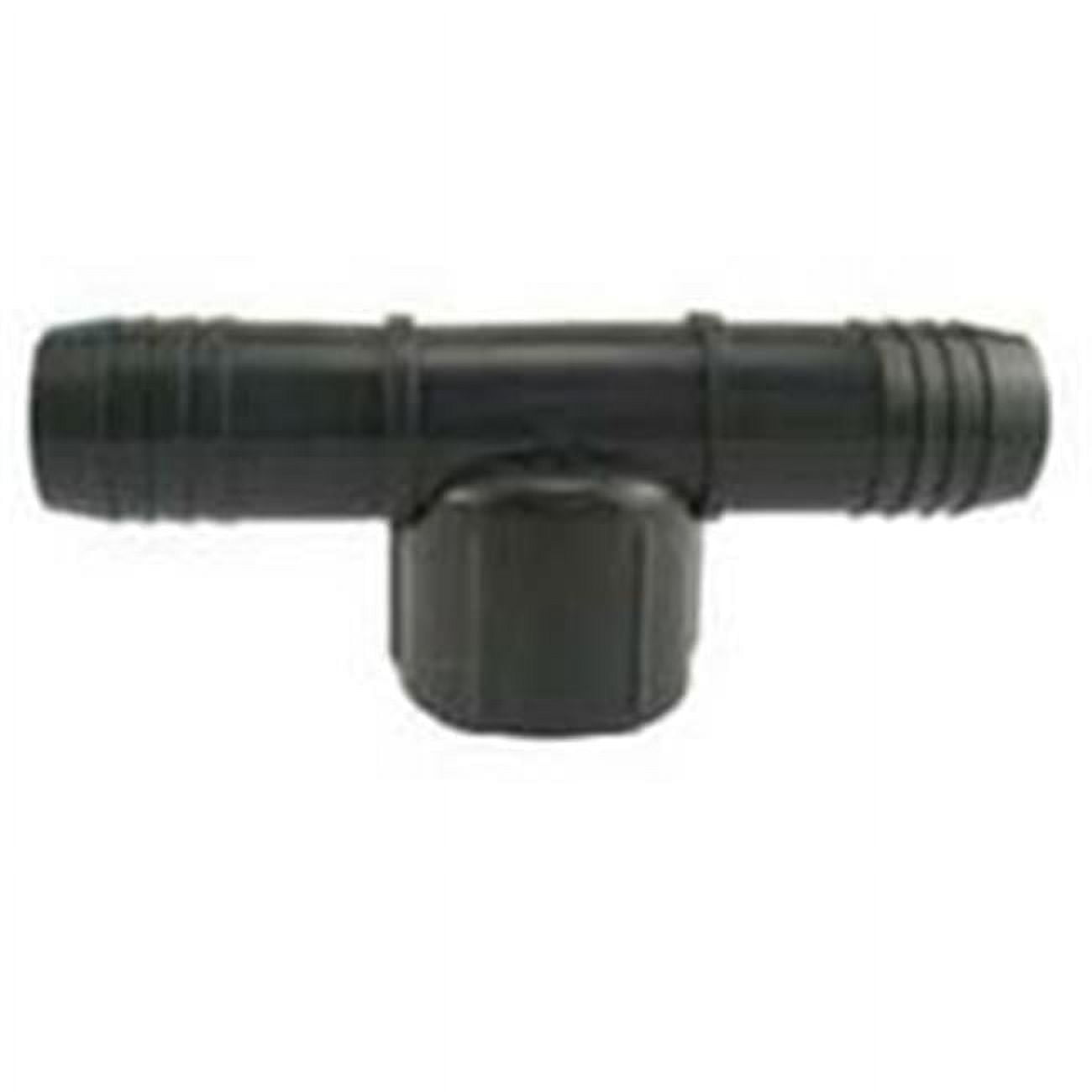 1 in. Female Boshart Combination Hose Tee Combo, Black - Polyethylene ...