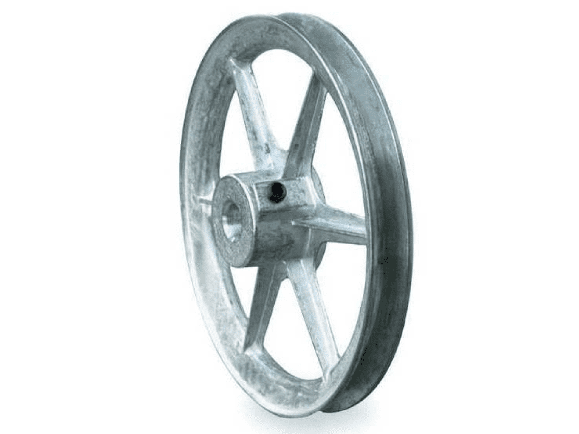 1 in Fixed Bore 1 Groove Standard V-Belt Pulley 6 in OD - Walmart.com