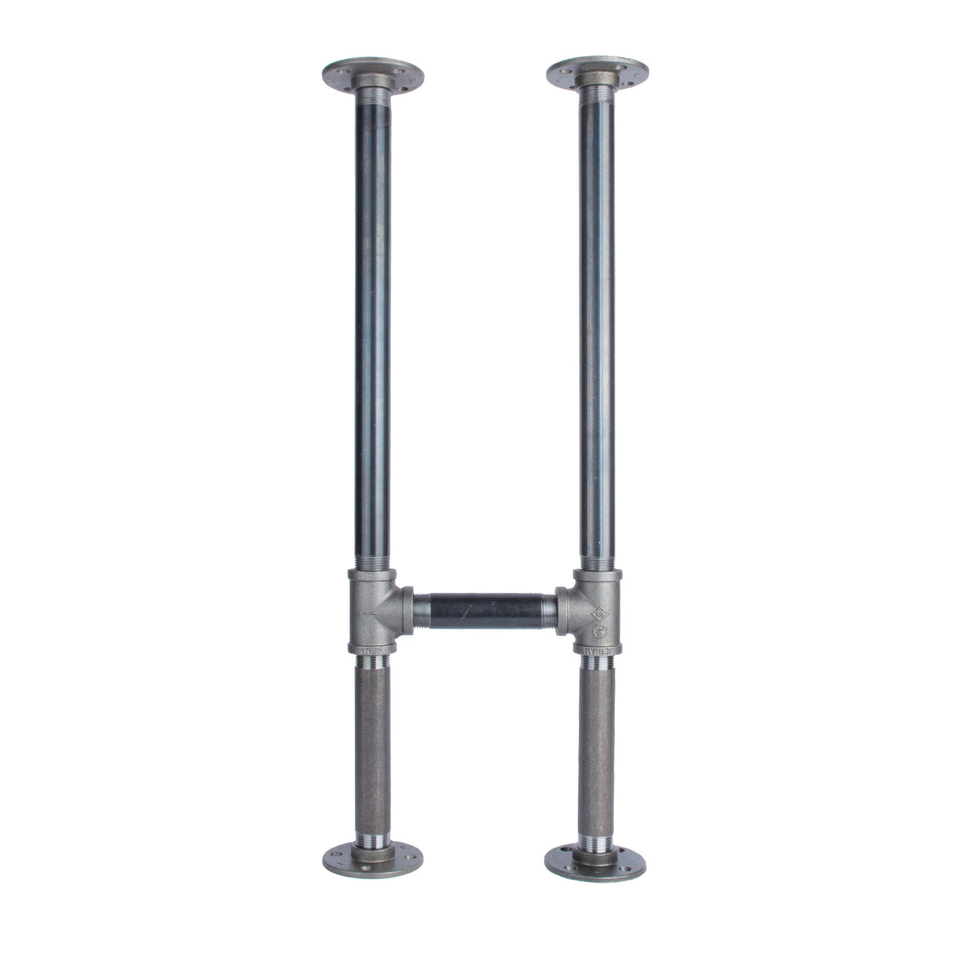1 in. Heavy Duty H Round Flange Desk Support Leg - 1 Pack - Walmart.com