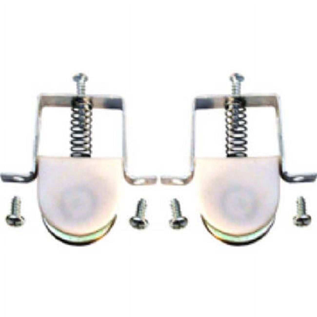 1 in. Nylon Spring-Loaded Rollers for Sliding Screen Doors, Columbia (2 ...