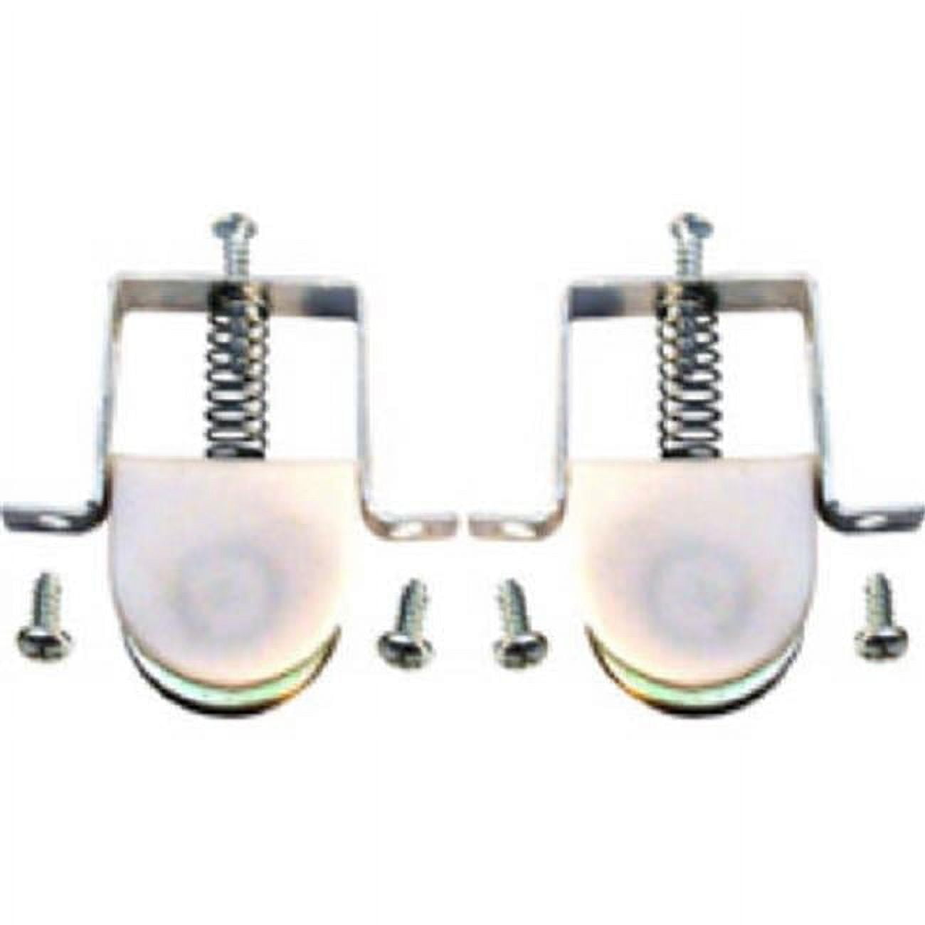 1 in. Nylon Spring-Loaded Rollers for Sliding Screen Doors, Columbia (2 ...