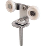 1 in. Nylon Top Mount Closet Door Tandem Flat Rollers - Walmart.com