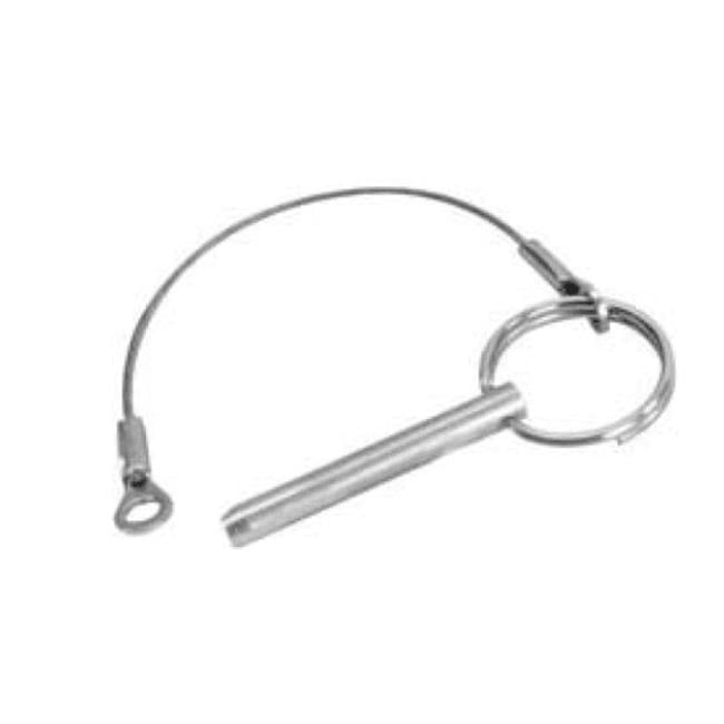 1 in. Stainless Steel Quick Release Pin Lanyard with Tab - Walmart.com