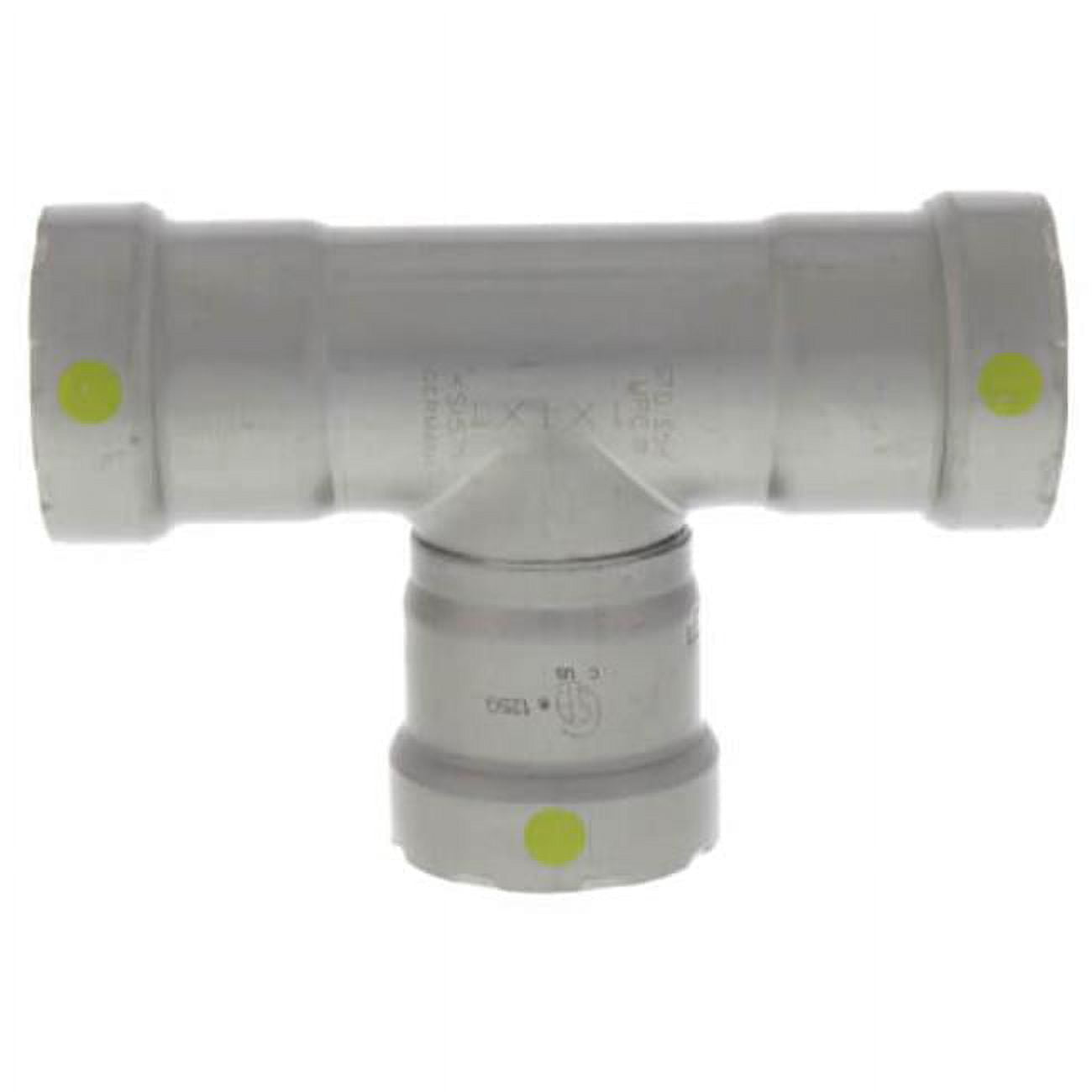 1 in. Steel Tee MegaPressG, Press x Press x Pipe Fittting, Black ...