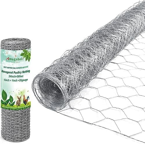 1 inch 24inchx50ft Hexagonal Poultry Netting Galvanized Chicken Wire ...
