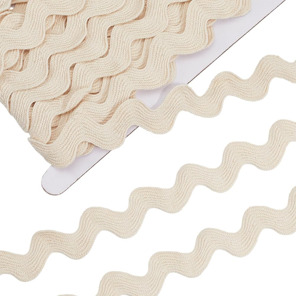 1 inch/26.5mm Cotton Rick Rack Trim 10 Yards RIC Rac Rickrack Lace Wave ...