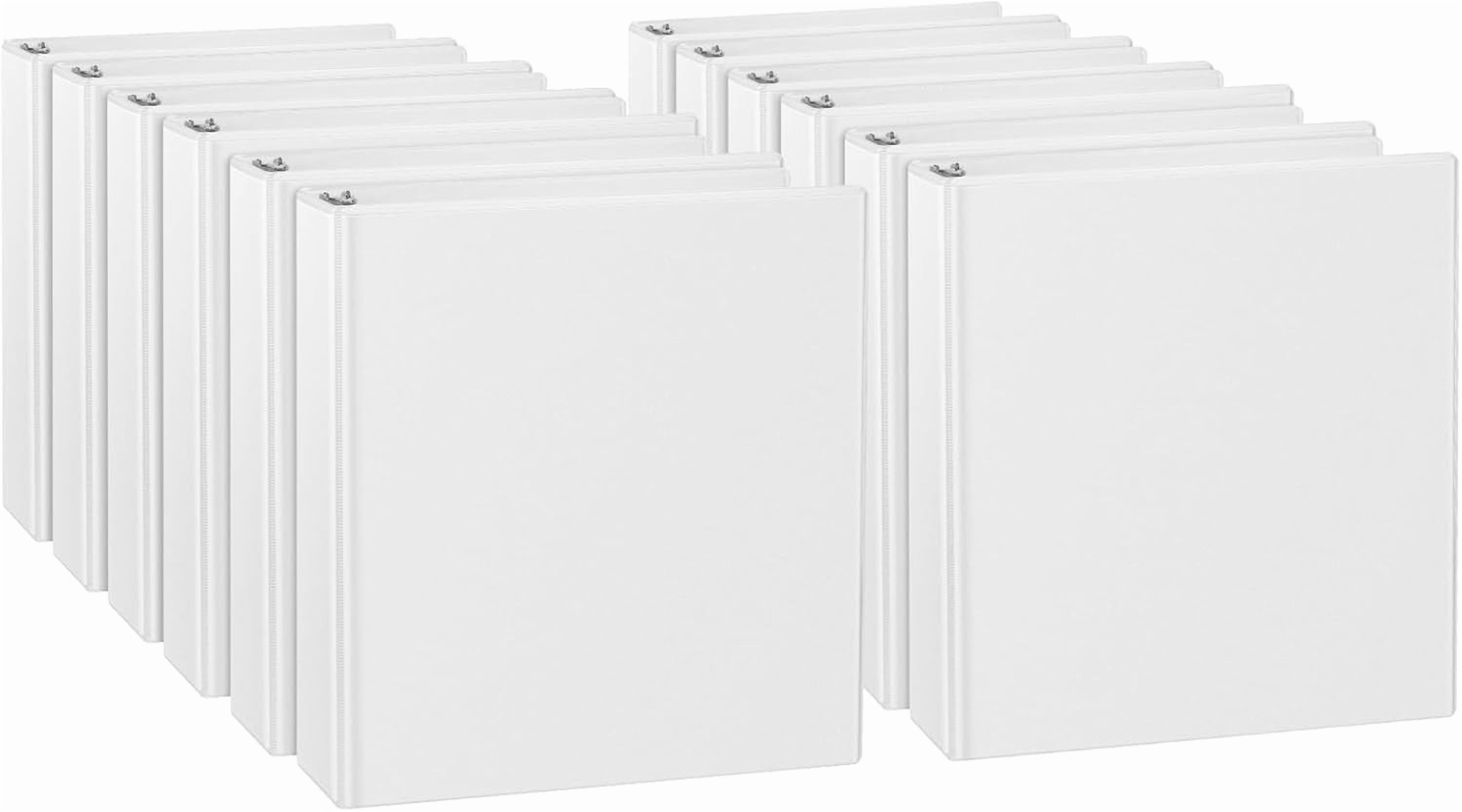 1-inch 3 Ring Binder Fit Letter Size Paper, 1" Slant D Ring Binders ...