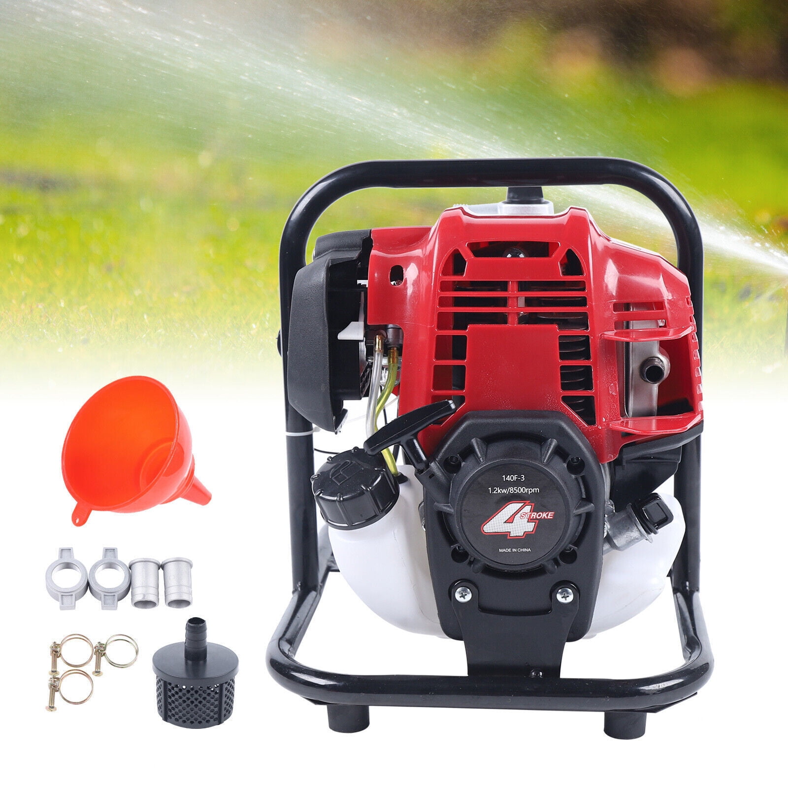 1" inch 38CC 4 Stroke Gas Powered Water Transfer Pump Irrigation Pump ...